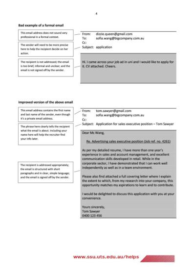 30+ Professional Email Examples & Format Templates ᐅ TemplateLab