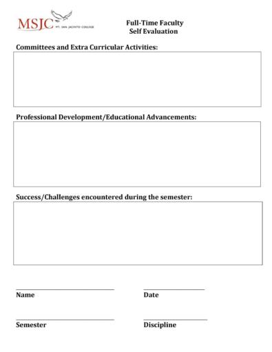 50+ Self Evaluation Examples, Forms & Questions ᐅ TemplateLab