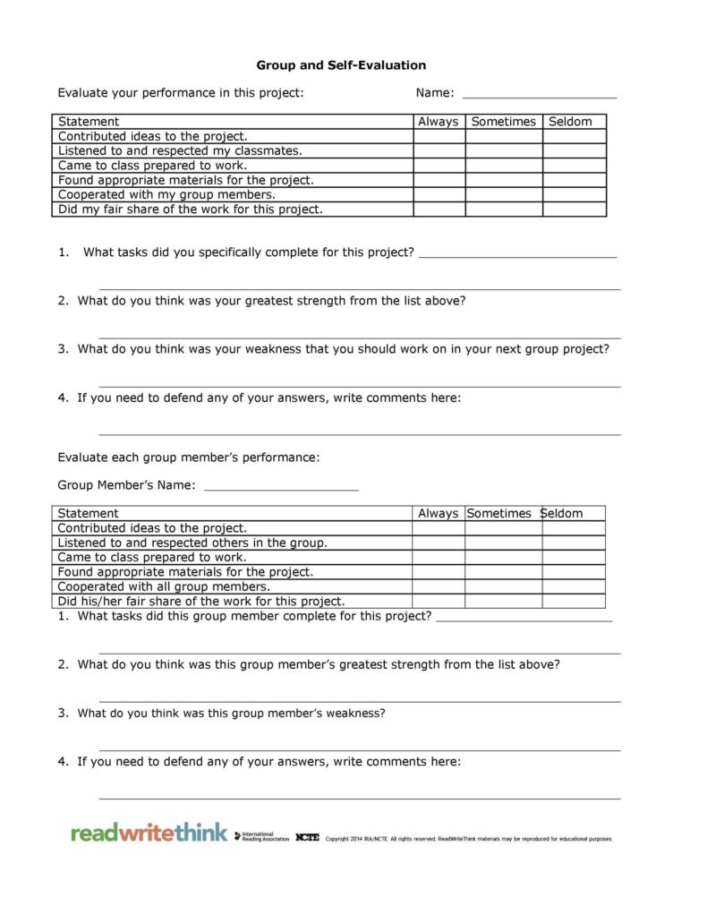 50+ Self Evaluation Examples, Forms & Questions ᐅ TemplateLab