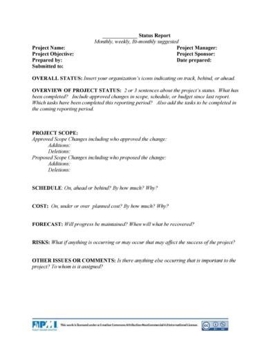 40+ Project Status Report Templates [Word, Excel, PPT] ᐅ TemplateLab