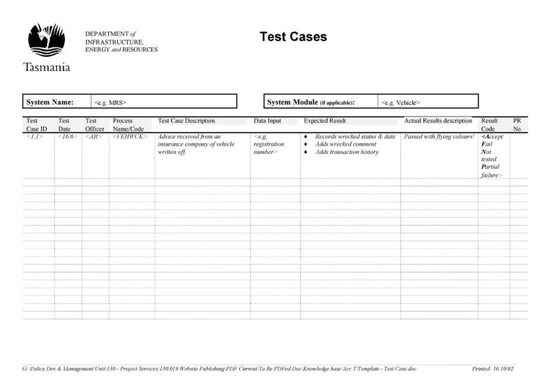43 Test Case Templates / Examples from TOP Software Companies ᐅ TemplateLab