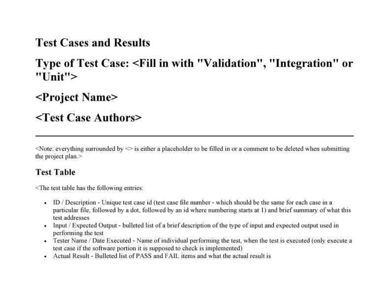 43 Test Case Templates / Examples from TOP Software Companies ᐅ TemplateLab