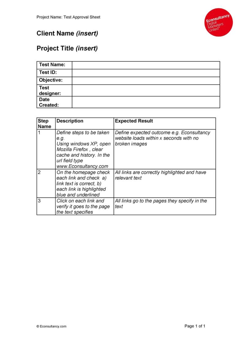 43 Test Case Templates / Examples from TOP Software Companies ᐅ TemplateLab
