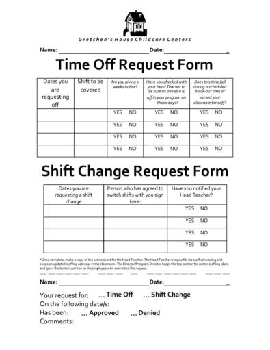 40+ Effective Time Off Request Forms & Templates ᐅ TemplateLab