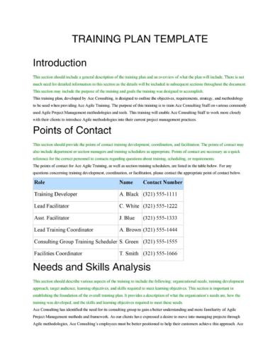 Training Manual - 40+ Free Templates & Examples in MS Word