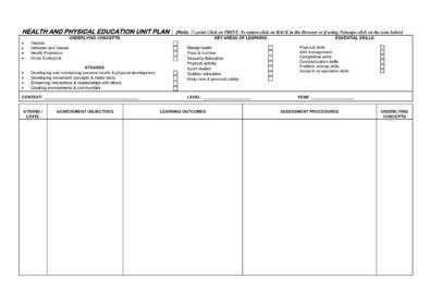 39 Best Unit Plan Templates [Word, PDF] ᐅ TemplateLab