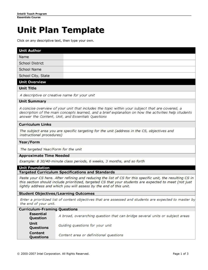 44 FREE Lesson Plan Templates [Common Core, Preschool, Weekly]