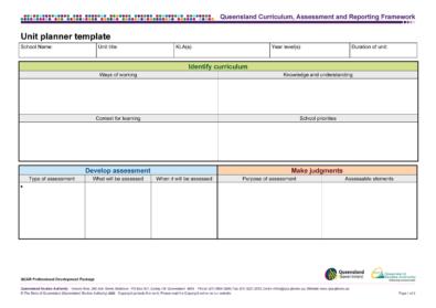39 Best Unit Plan Templates [Word, PDF] ᐅ TemplateLab