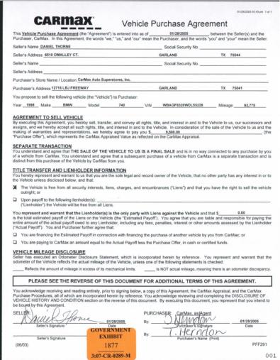42 Printable Vehicle Purchase Agreement Templates [Word, PDF]