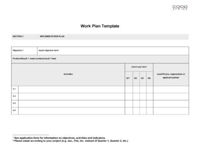 Plan de trabajo: 40 excelentes plantillas y muestras (Excel / Word ...