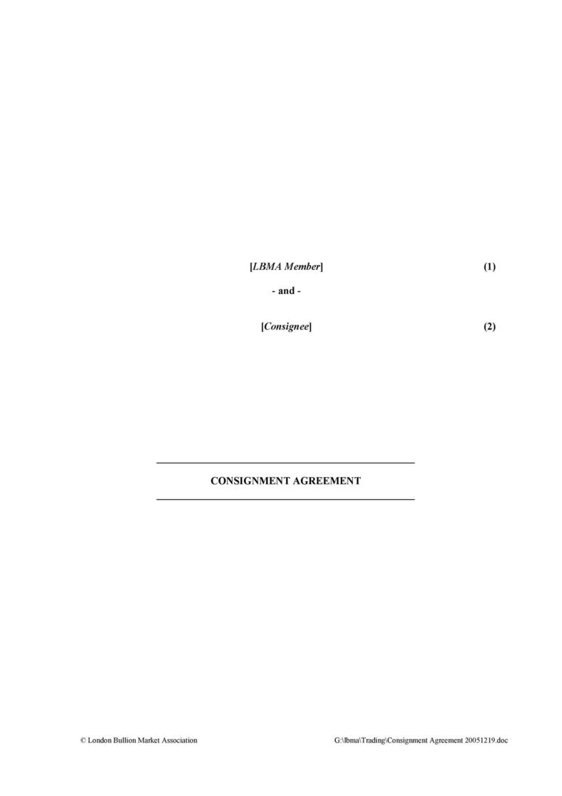 40+ Best Consignment Agreement Templates & Forms ᐅ TemplateLab