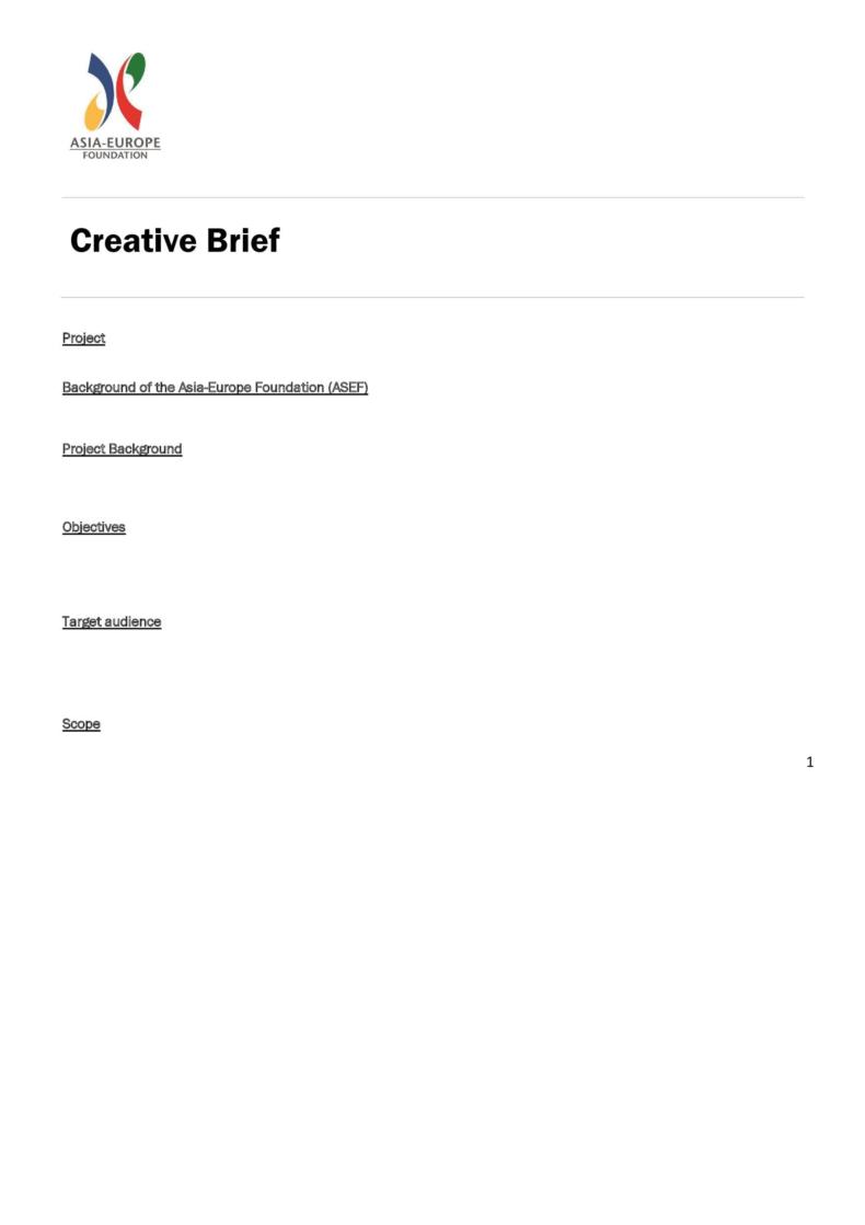 40 Creative Brief Templates & Examples ᐅ TemplateLab
