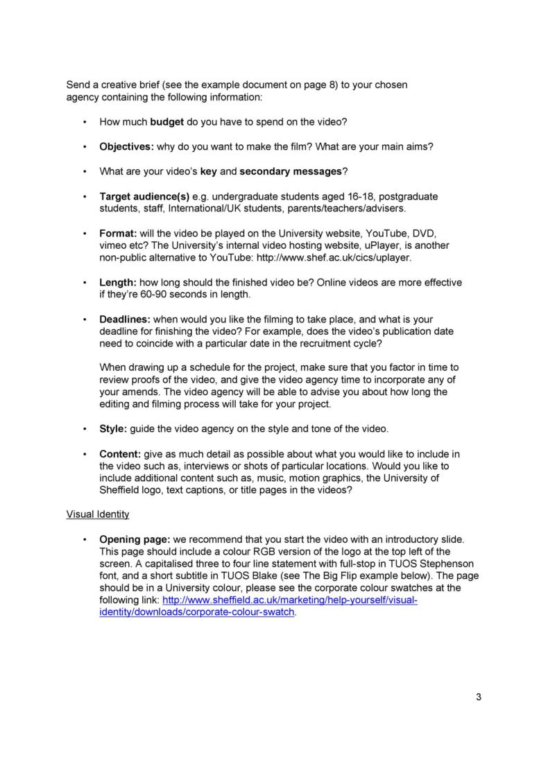 40 Creative Brief Templates & Examples ᐅ TemplateLab