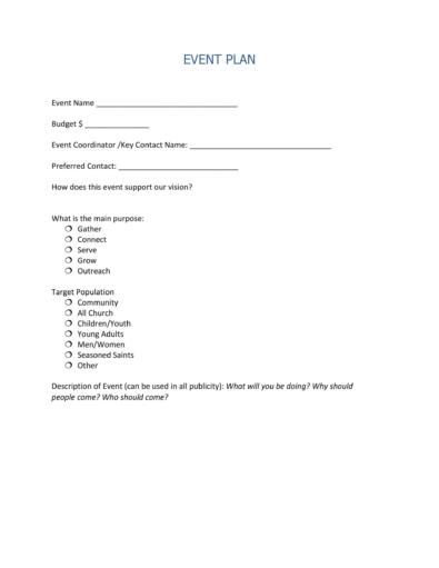 50 Professional Event Planning Checklist Templates ᐅ TemplateLab