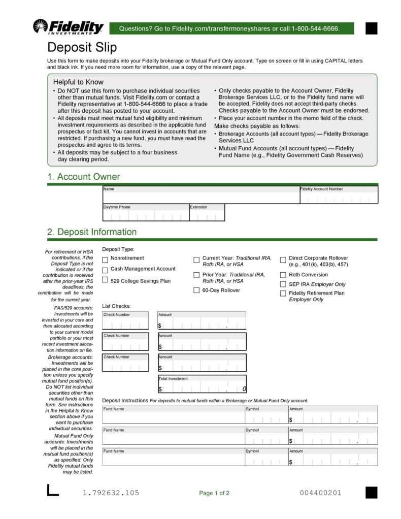 37 Bank Deposit Slip Templates & Examples ᐅ TemplateLab