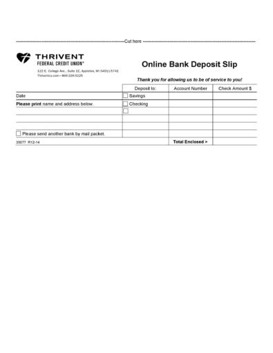 37 Bank Deposit Slip Templates & Examples ᐅ TemplateLab