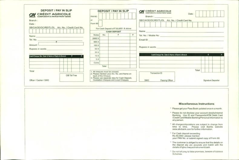 37 Bank Deposit Slip Templates & Examples ᐅ TemplateLab