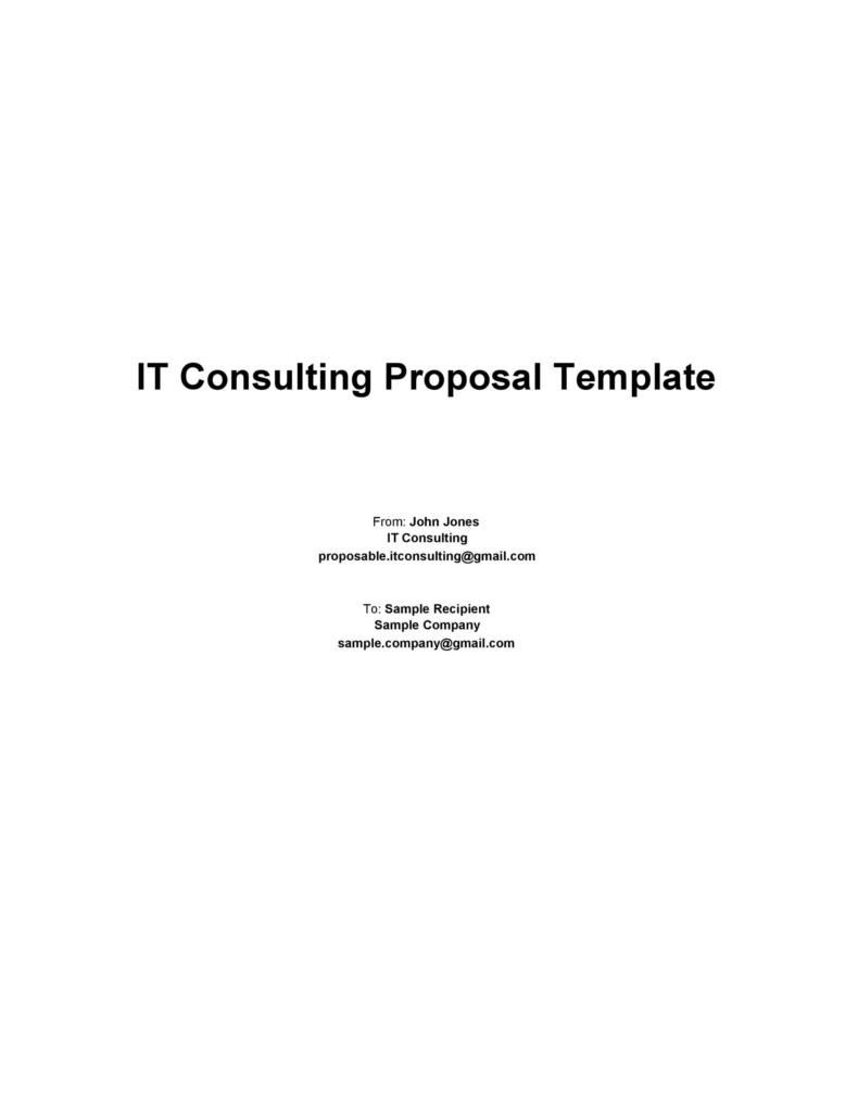 39 BEST Consulting Proposal Templates [FREE] ᐅ TemplateLab