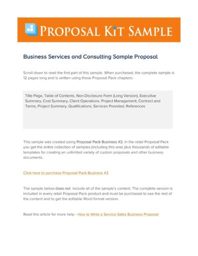 39 BEST Consulting Proposal Templates [FREE] ᐅ TemplateLab