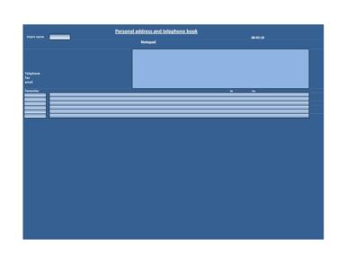 48 Phone & Email Contact List Templates [Word, Excel, PDF]