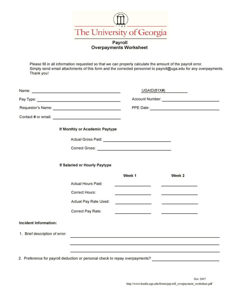 40+ Free Payroll Templates & Calculators ᐅ TemplateLab