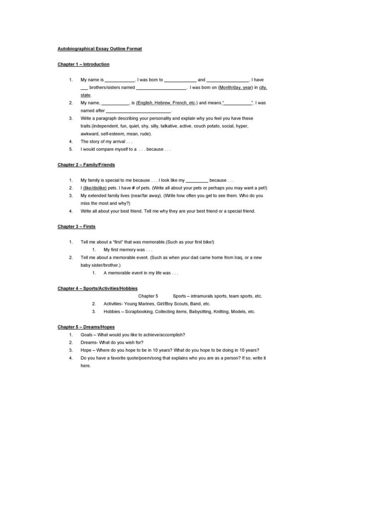40 Autobiography Examples ( + Autobiographical Essay Templates)