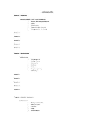 40 Autobiography Examples ( + Autobiographical Essay Templates)