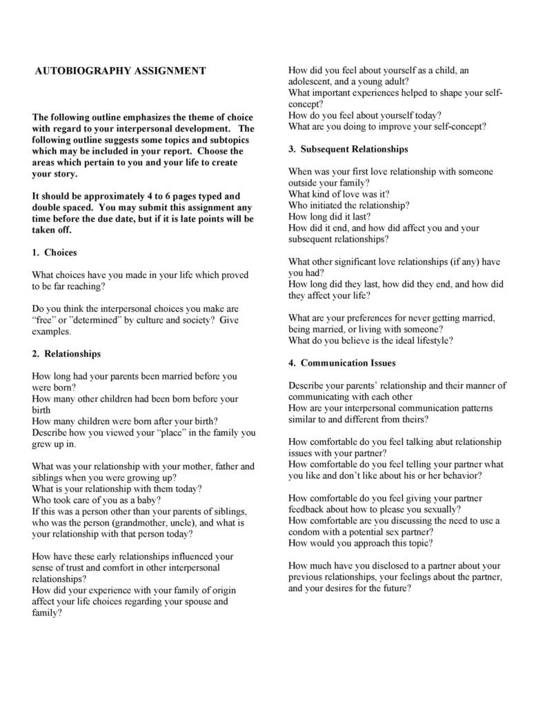 40 Autobiography Examples ( + Autobiographical Essay Templates)