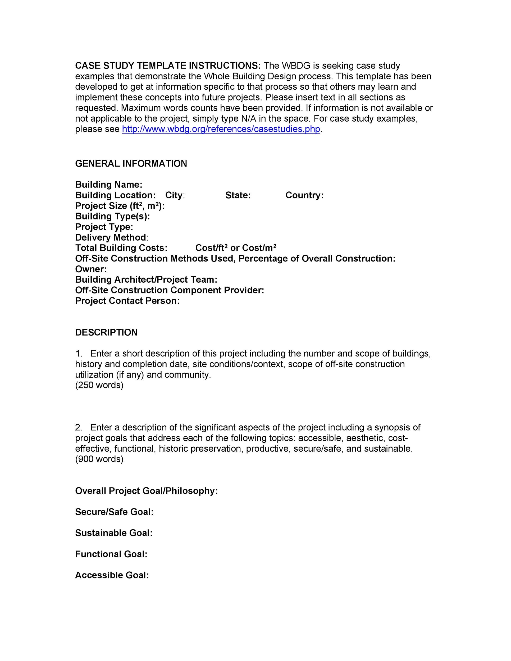 49 Free Case Study Templates Case Study Format Examples 