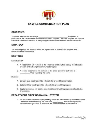 37 Simple Communication Plan Examples (+ Free Templates) ᐅ TemplateLab