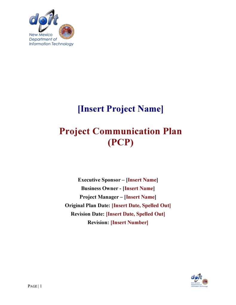 37 Simple Communication Plan Examples (+ Free Templates) ᐅ TemplateLab