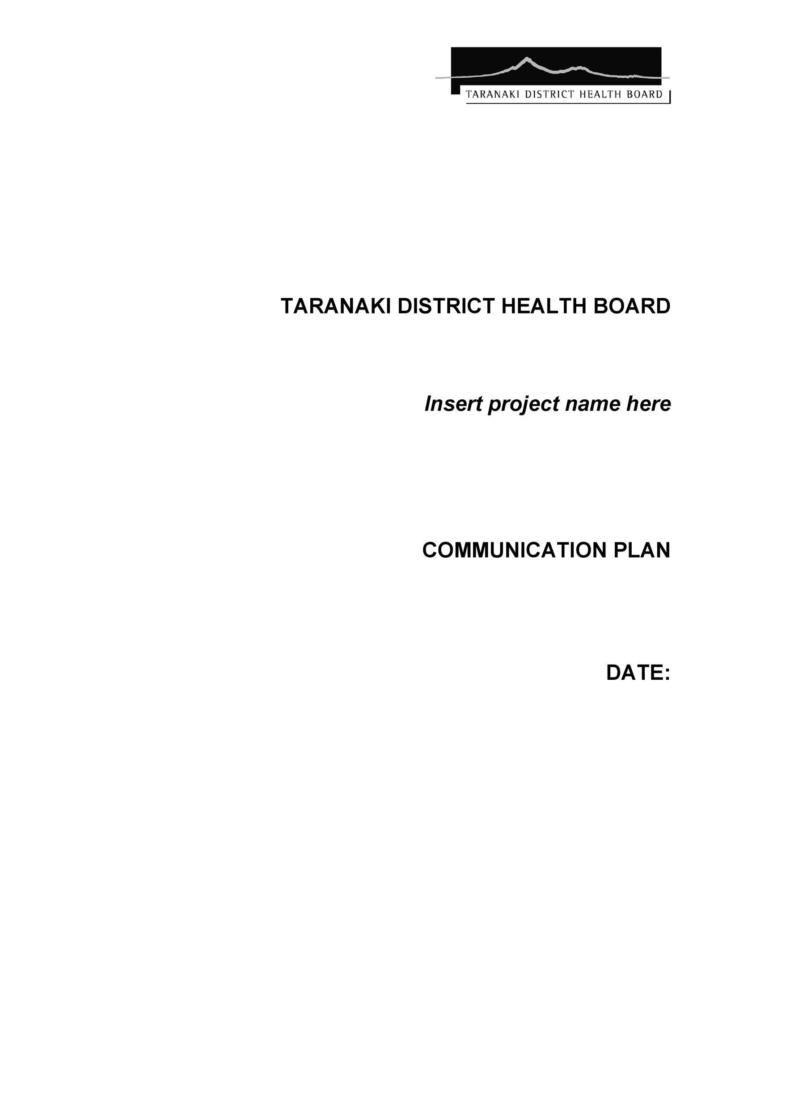 37 Simple Communication Plan Examples (+ Free Templates) ᐅ TemplateLab