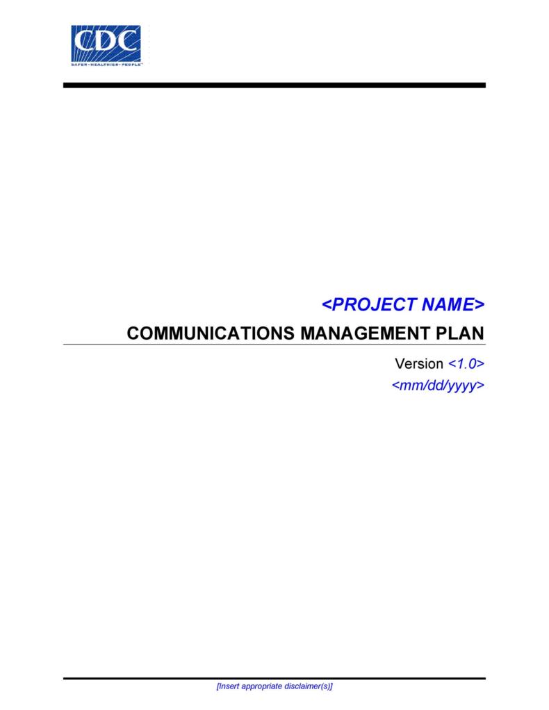37 Simple Communication Plan Examples (+ Free Templates) ᐅ TemplateLab