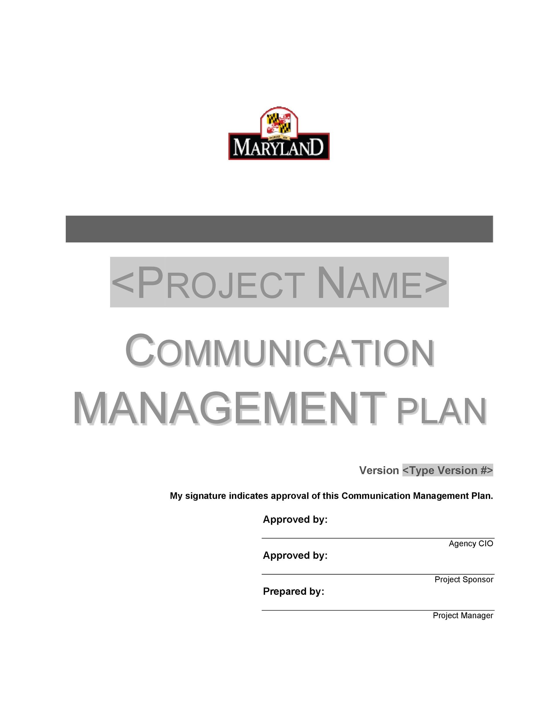 Communication Template Examples