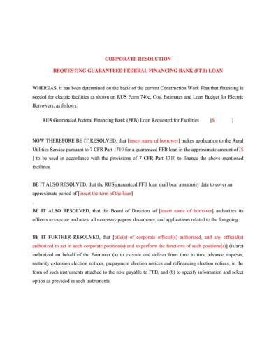 37 Free Corporate Resolution Templates [& Forms] ᐅ TemplateLab