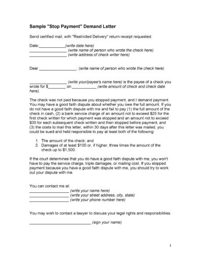 40 Strong Demand Letter Templates (Free Samples) ᐅ TemplateLab