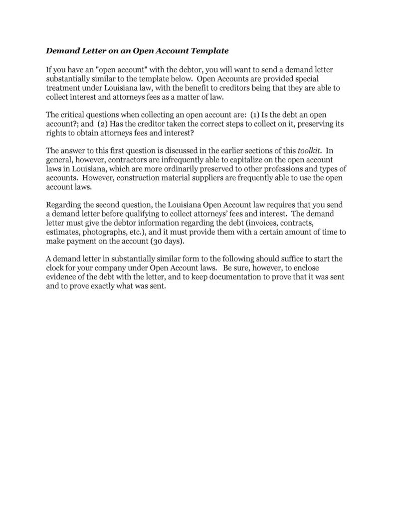 40 Strong Demand Letter Templates (Free Samples) ᐅ TemplateLab