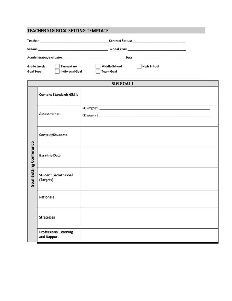 41 S.M.A.R.T Goal Setting Templates & Worksheets ᐅ TemplateLab