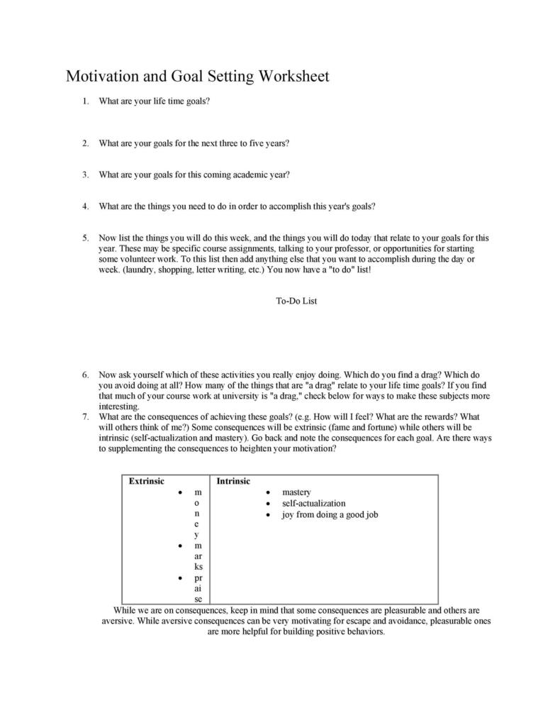 41 S.M.A.R.T Goal Setting Templates & Worksheets ᐅ TemplateLab