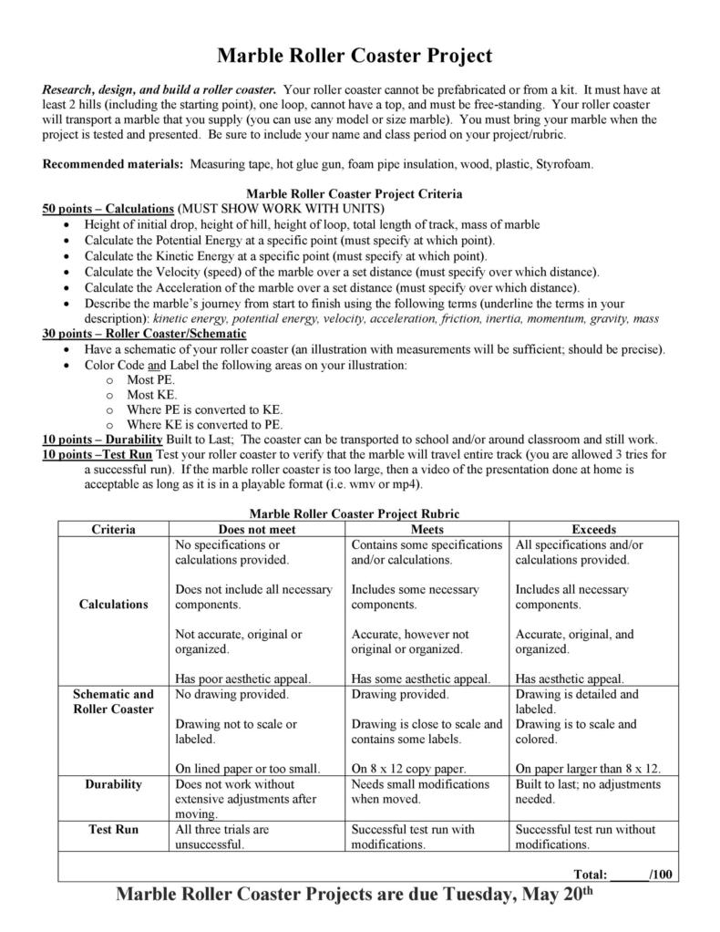 46 Editable Rubric Templates (Word Format) ᐅ TemplateLab