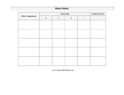46 Editable Rubric Templates (Word Format) ᐅ TemplateLab