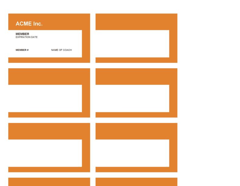 25 Cool Membership Card Templates & Designs (MS Word) ᐅ TemplateLab