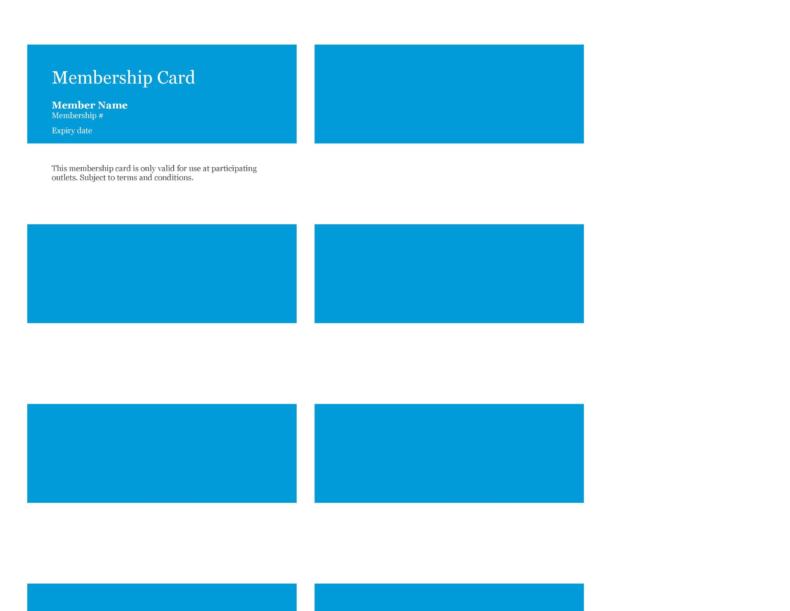 25 Cool Membership Card Templates & Designs (MS Word) ᐅ TemplateLab