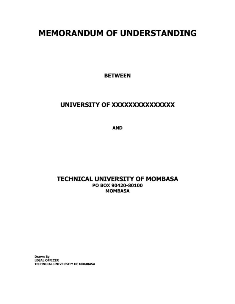 50 Free Memorandum of Understanding Templates [Word]