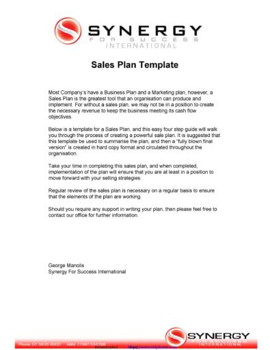 32 Sales Plan & Sales Strategy Templates [Word & Excel]