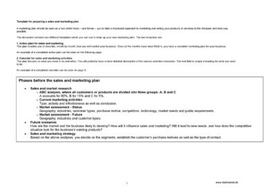 32 Sales Plan & Sales Strategy Templates [Word & Excel]