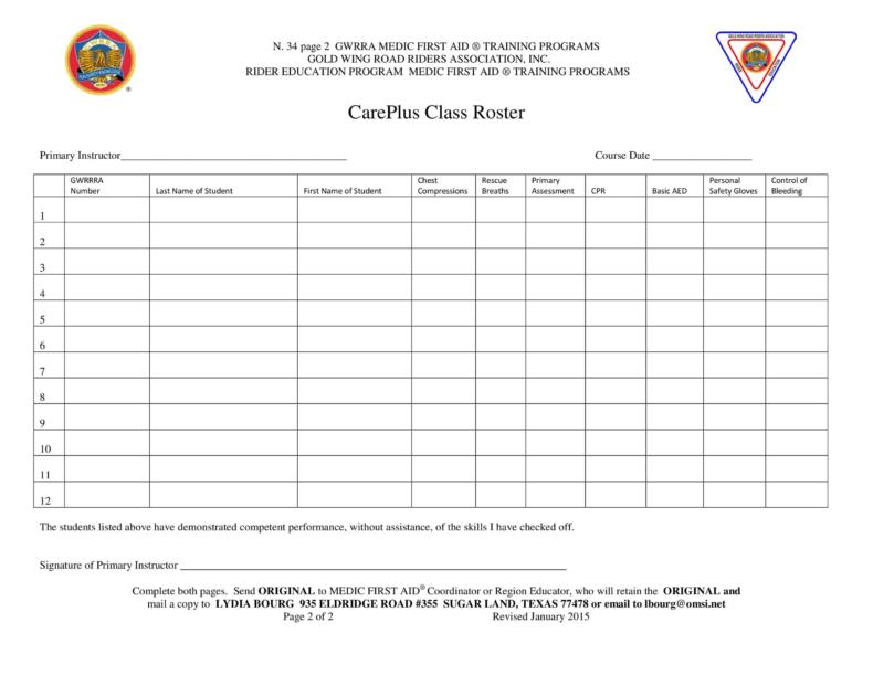 46 Class Roster Templates [& Class List Examples]
