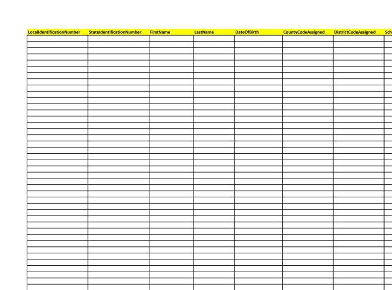 46 Class Roster Templates [& Class List Examples]