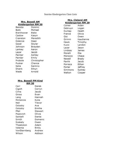 46 Class Roster Templates [& Class List Examples]