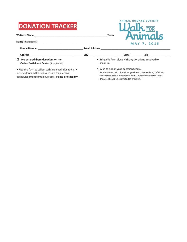 34 Professional Donation & Fundraiser Tracker Templates ᐅ TemplateLab